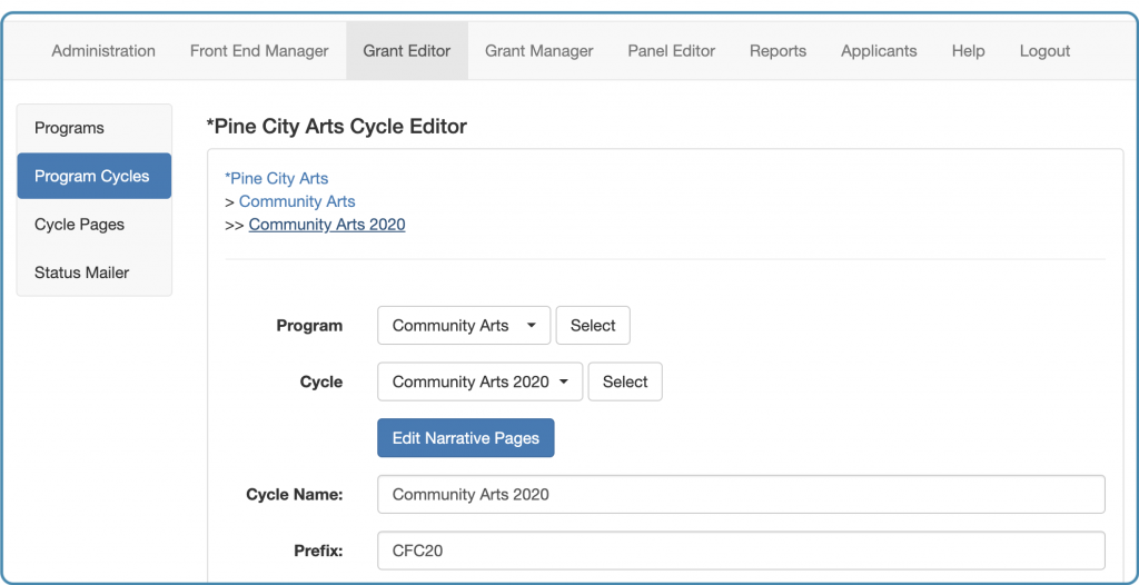 Program Cycles Edit Existing Cycles - GO Smart™