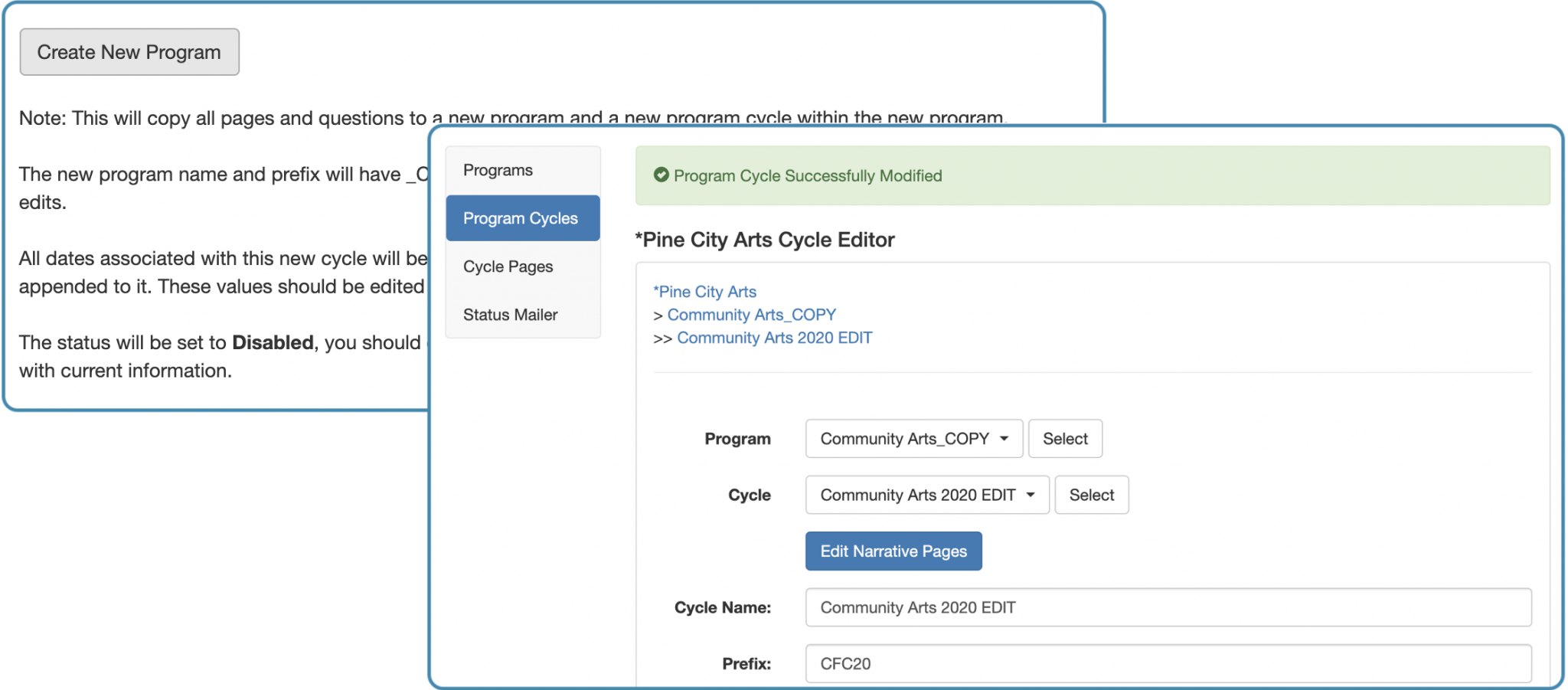 Programs - create new programs - GO Smart™