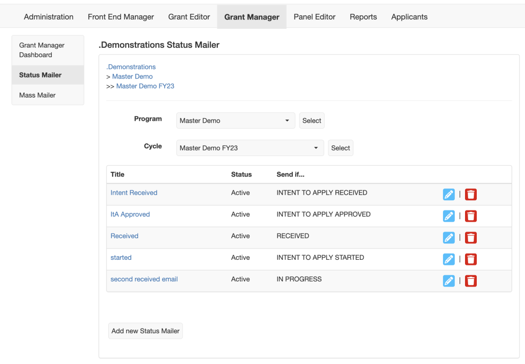 Status Mailer - Create Auto-Generated Emails - GO Smart™