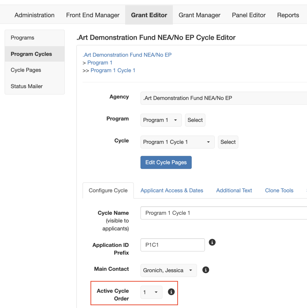 Cycle sequence - GO Smart™